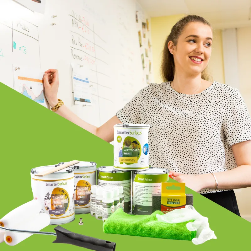 Magnetic Whiteboard Paint White | Writable & Magnetic Walls